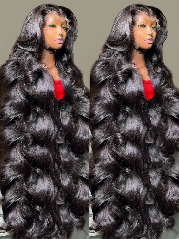 200 250 Density Brazilian Glueless 13x6 13x4 Body Wave Wig Lace Front ...